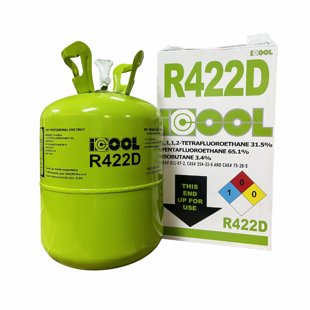 Gas refrigerante R422D ICool – Alta eficiencia y capacidad